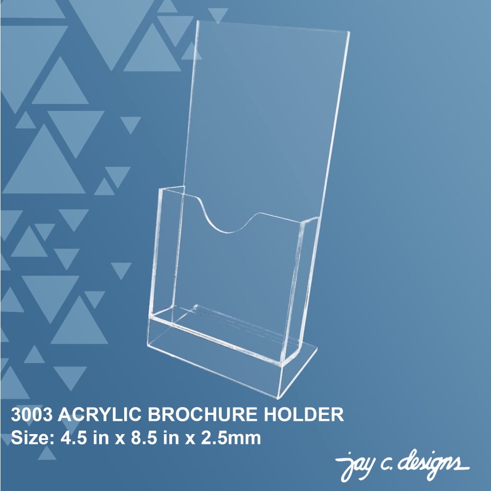 Jay C. Designs Acrylic Brochure Holder 3003 | Shopee Philippines