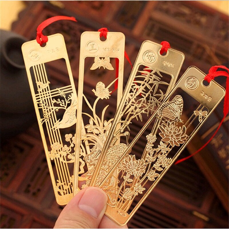 Cute Kawaii Beautiful Chinese Style Vintage Exquisite Metal Bookmark ...