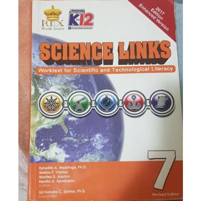 Science Links Rex grade 8 to10 kto12 2017© | Shopee Philippines
