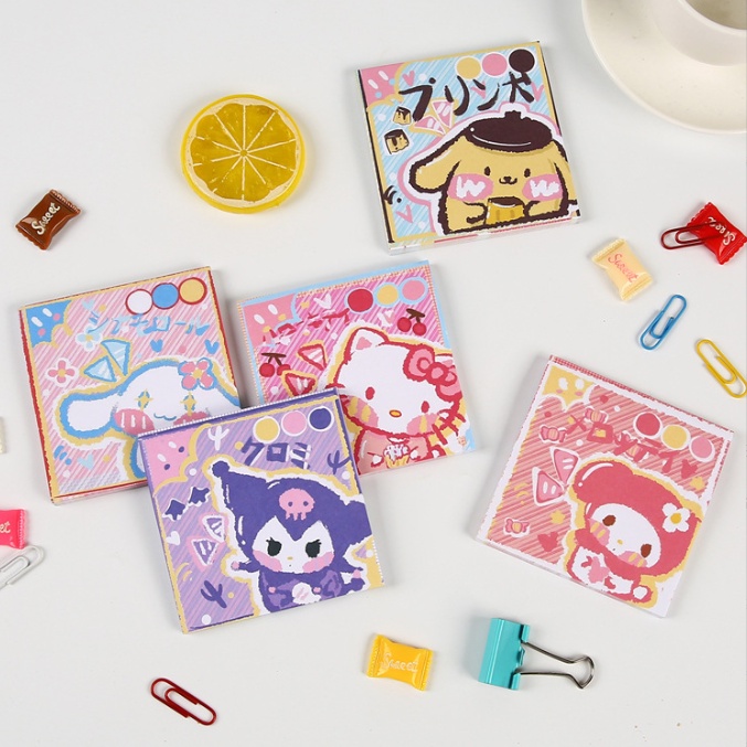 Cute Sanrio painting style Sanrio sticky notes cinnamoroll N times ...