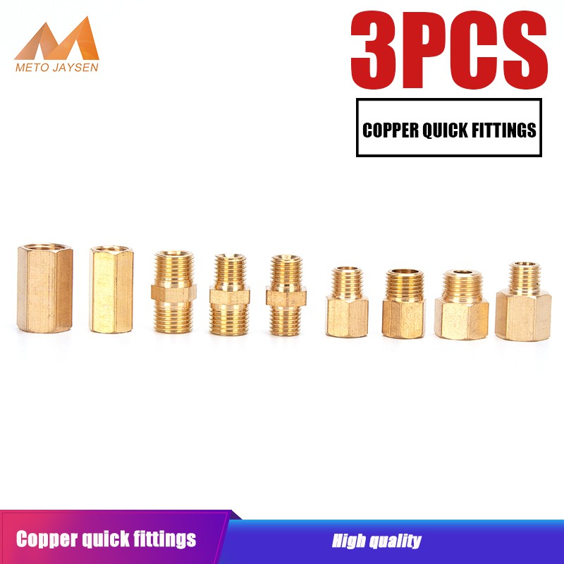 PCP Copper Double End Male-Male Plug M10x1 M8x1 Female Quick Coupler ...