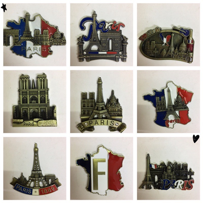 Metal Ref Magnets - Paris, France 🇫🇷 | Shopee Philippines