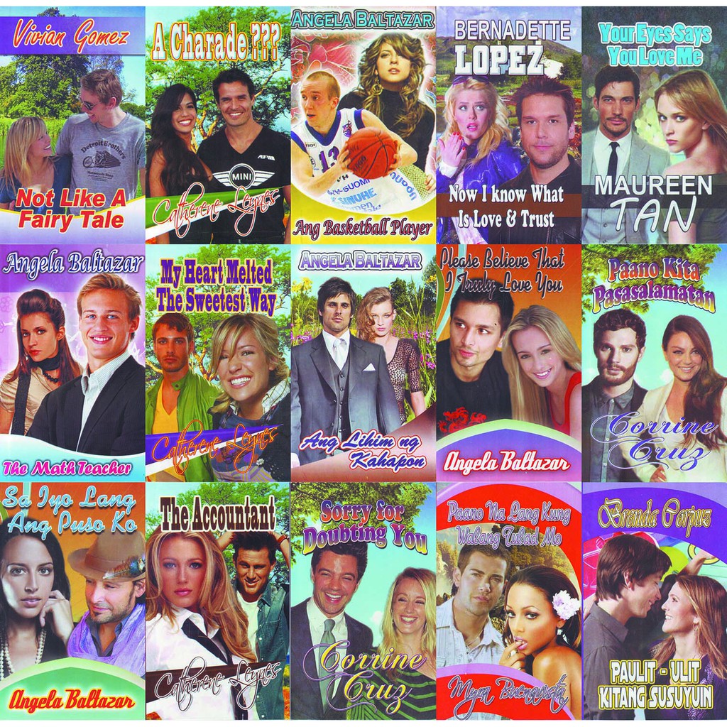 E - Tagalog Romance Pocketbooks Brand New Non PHR , Glossy Cover , Non ...