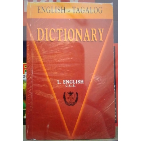 ENGLISH - TAGALOG DICTIONARY BY. L. ENGLISH | Shopee Philippines