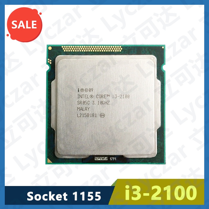 Intel Core 2nd generation Processor LGA 1155 Lyczar Desktop CPU i3 2100 ...