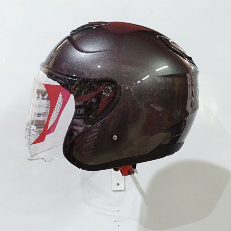 Kyt KYOTO Gunmetal Helmet / SNI Helmet / Virall Helmet / Promotional ...