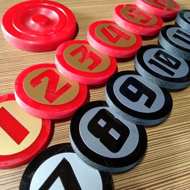 Pool Chips / Pitcha - 'FERRARI' (PREMIUM) Fiber - Acrylic Picha ...