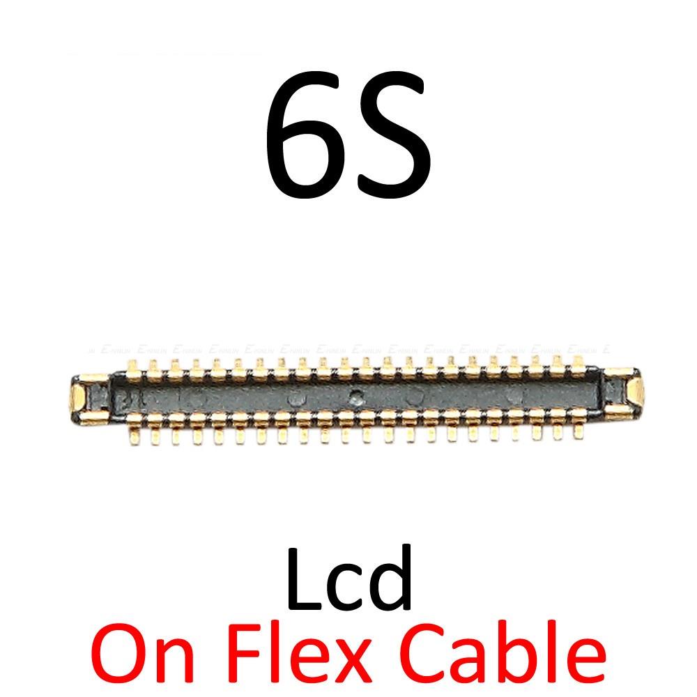 2pcs\lot Inline FPC Connector compatible for IP 6 6S Plus LCD Display ...