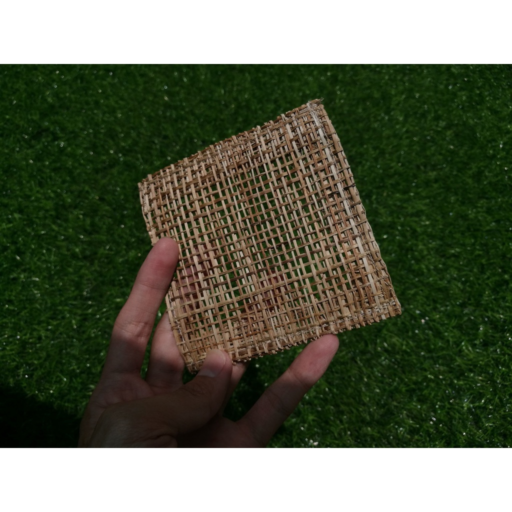 Abaca Burlap Native Coaster 4x4 inches | Shopee Philippines