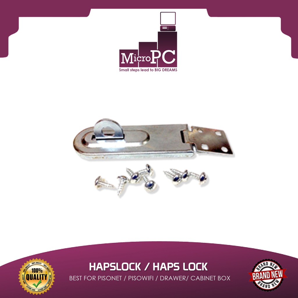 HAPSLOCK / HAPS LOCK , BEST FOR PISONET / PISOWIFI / DRAWER/ CABINET ...