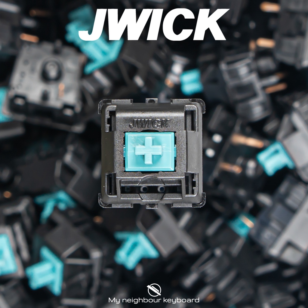 Jwick T1 Black Tactile Switch 5-Pin PCB Mechanical Keyboard | Shopee ...