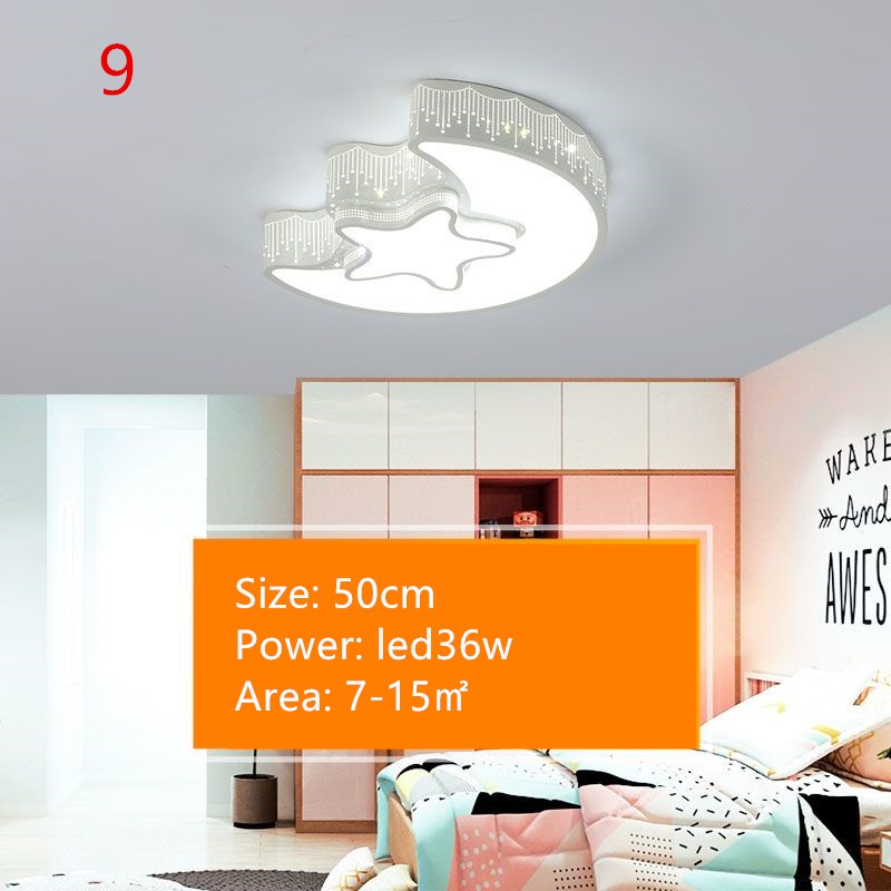 AIHO Kids Room Cute Ceiling Lamp Modern Creative Boy Girl Bedroom ...