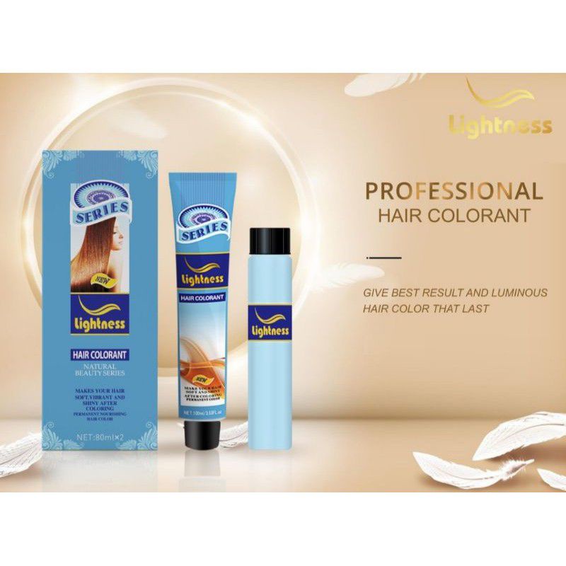lightness hair color cream set (2in1) | Shopee Philippines