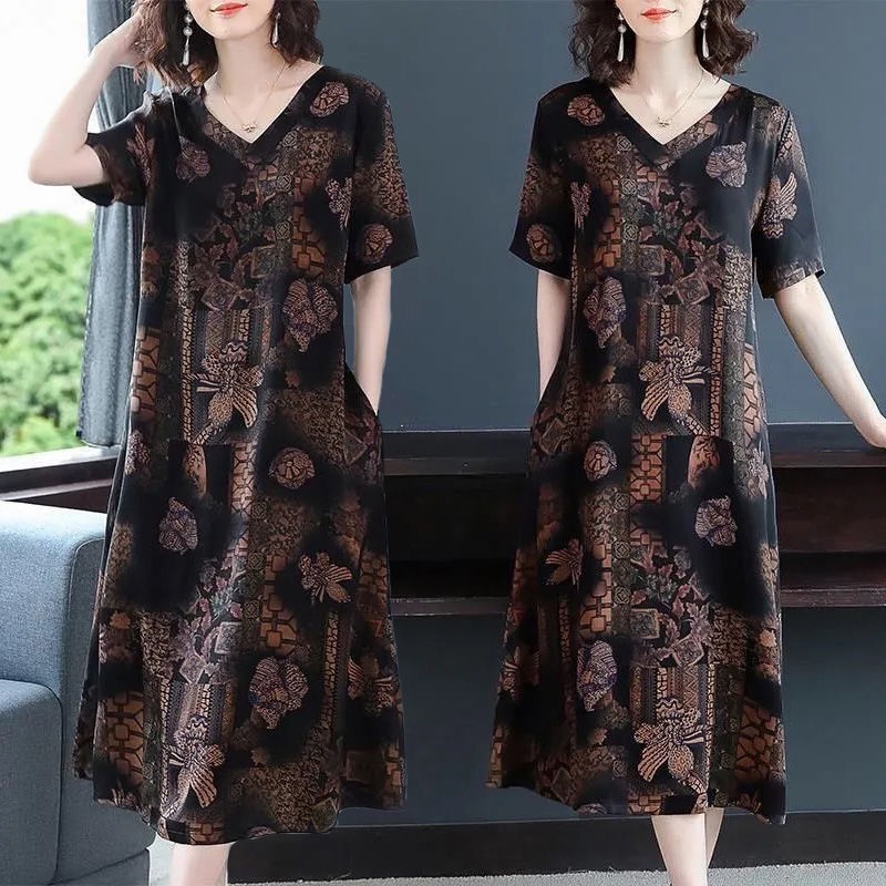 XL-5XL Batik Daster Duster Pambahay Plus Size Chalice Dress Bangkok ...