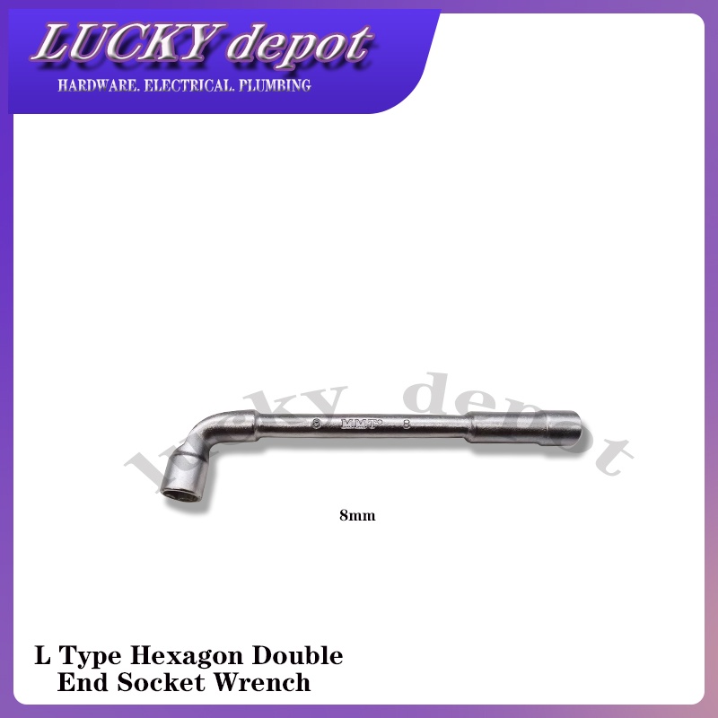 L - Type Double End Socket Wrench ( 8/10/12/13/14/15MM ) | Shopee ...
