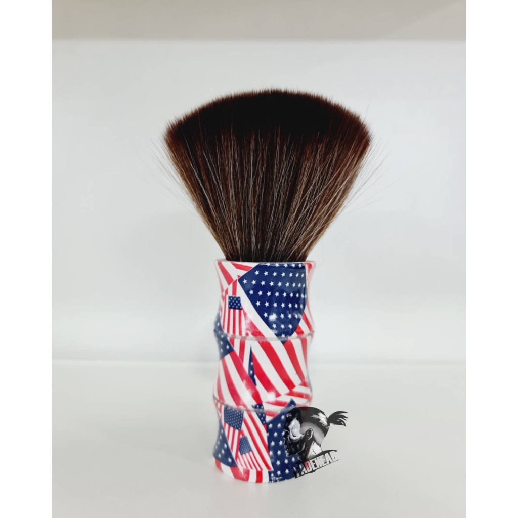 USA Flag Pattern Hair Brush Type 1 Scraps Prevent Rags Soft Hair ...