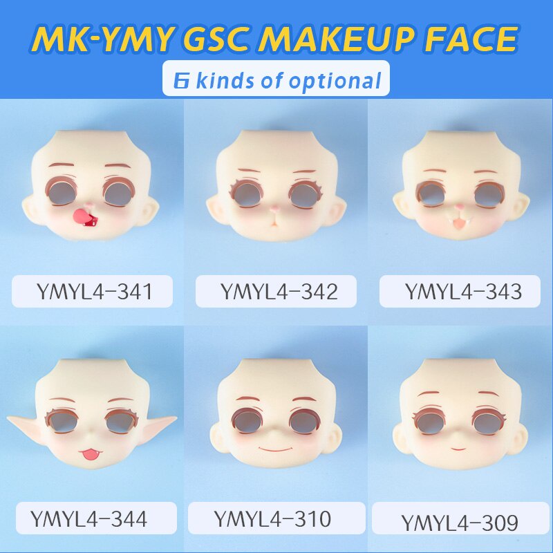 YMY Gsc Clay Man Replacement Face for Ob11 Doll JWCG | Shopee Philippines