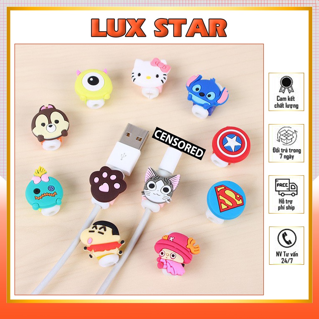 Animal Head Bite Cable Protector Cable Charger Multiple Super Cute ...