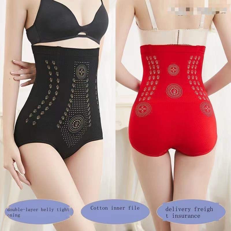 Abdomen-Tightening Hip-Lifting Pants Yoga Strong Small Belly High-Waist Belly-Tightening Panties ...