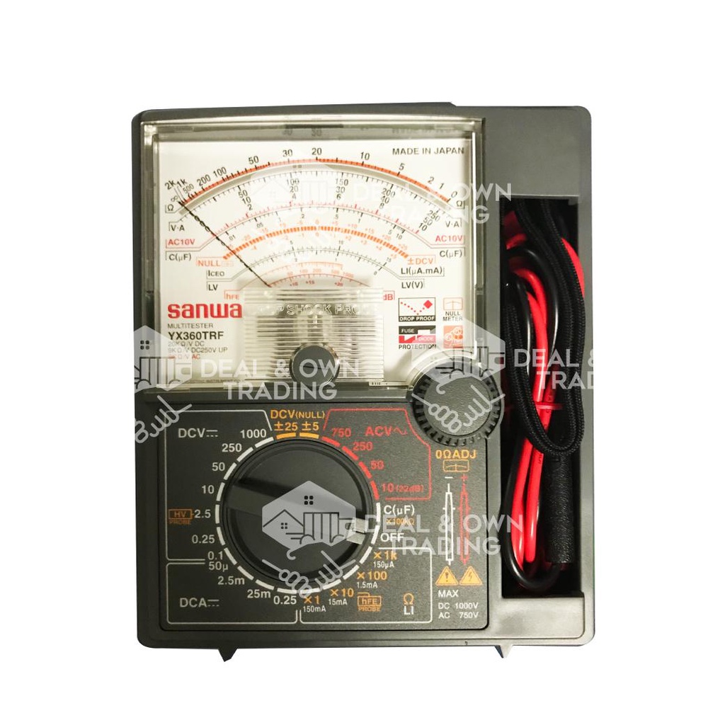 Sanwa YX-360TRF Analog Multitester Multimeter Made in JAPAN | Shopee ...
