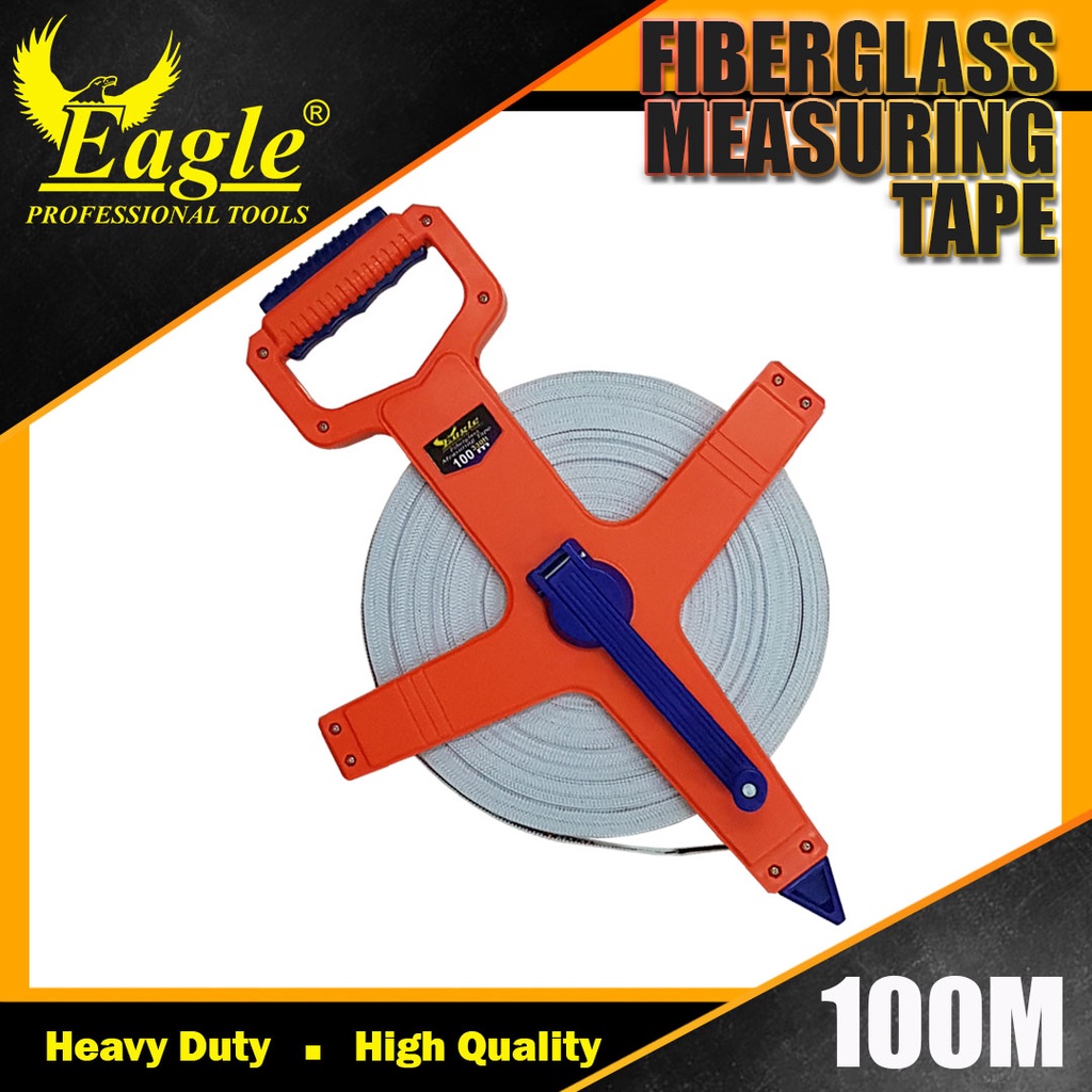 Eagle Fiberglass Measuring Tape 100M | Shopee Philippines