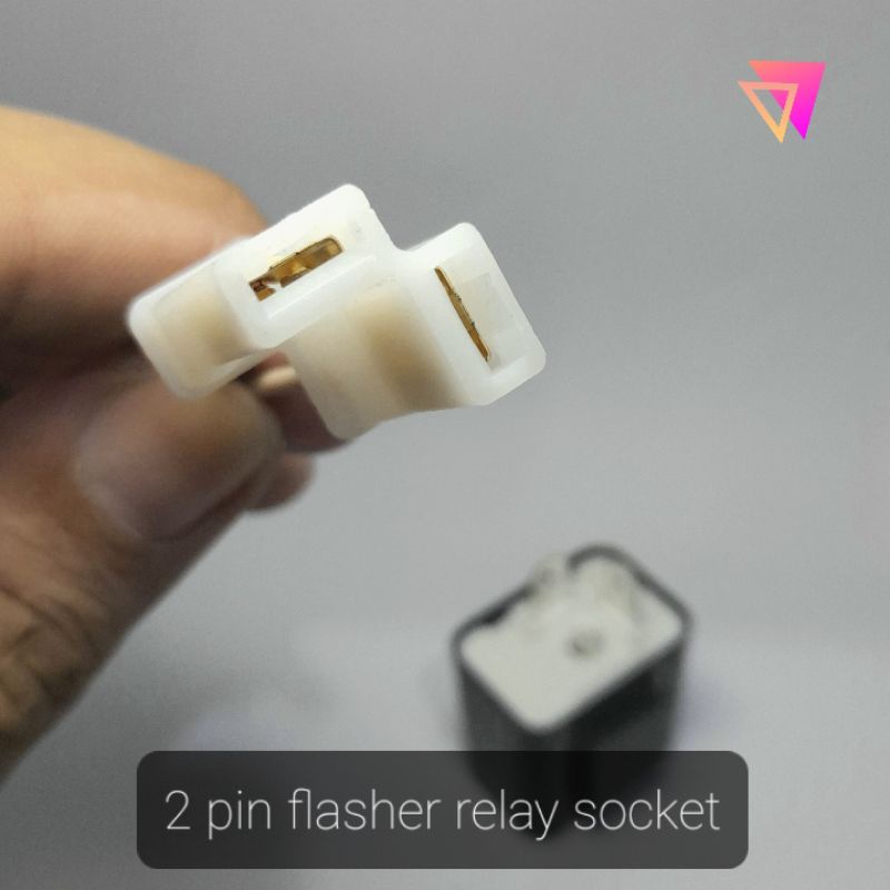 female socket for flasher turn signal hazard relay universal 2 pin ...