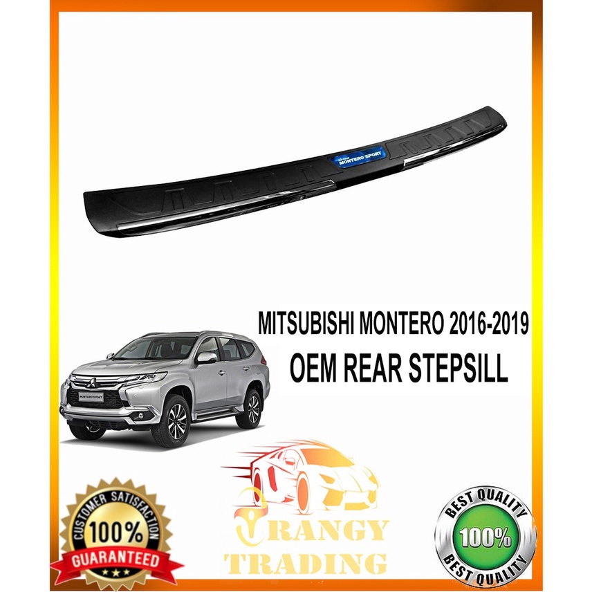 Mitsubishi Montero 2016 to 2019 Rear Stepsill 2017 2018 | Shopee ...