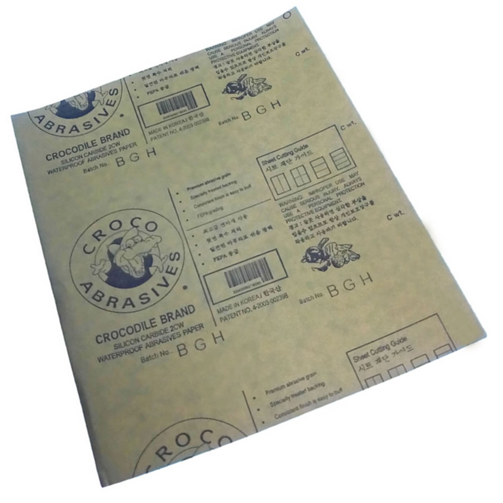 CROCODILE SAND PAPER NO. 800 ( TINGI 1 PIECE ) | Shopee Philippines