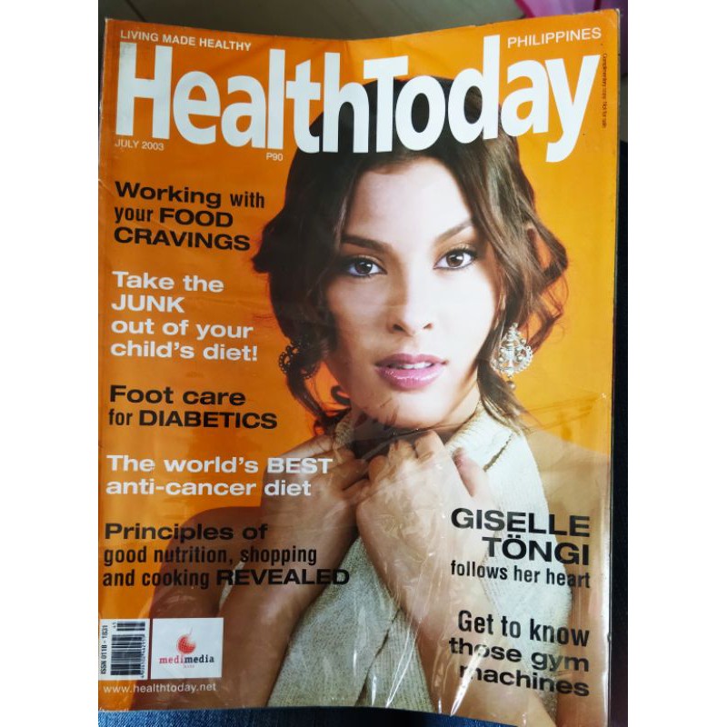 Kalibruhan:HEALTH TODAY MAGAZINE: GISELLE TOENGI (JULY 2003) | Shopee ...