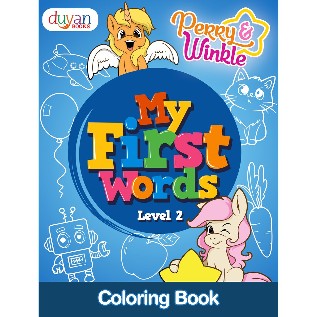 Perry & Winkle - My First Words (Level 2) Coloring Book - Duyan Books ...