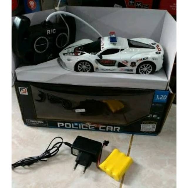 LA Ferrari Police Car Remote Control 1:20 Charger | Shopee Philippines