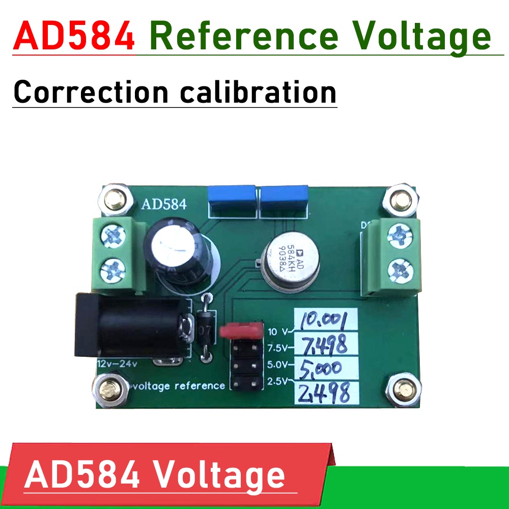 AD584 Reference Voltage Source 10V Calibration Calibration resistor ...