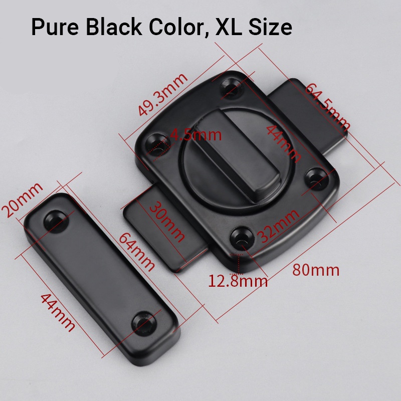 Rotate Bolt Latch Gate Latches Pet Door Slide Lock Twist Safety Sliding ...