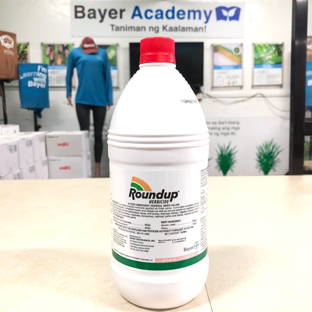 ROUNDUP GLYPHOSATE 480 SL NON-SELECTIVE HERBICIDE (1L) | Shopee Philippines