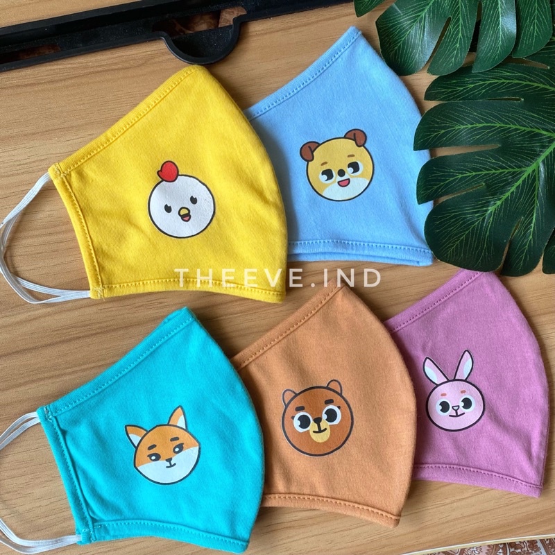 KATUN Theeve DENIMALZ DAY6 FABRIC MASK | Korean Kpop Earloop 2 Ply ...