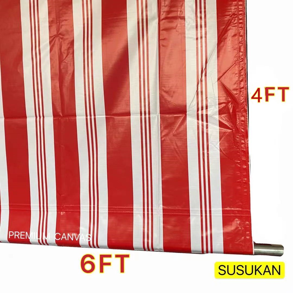 Stripe Trapal Lona Tarpaulin Tarp to Cover The Sun and Rain, Roll up ...