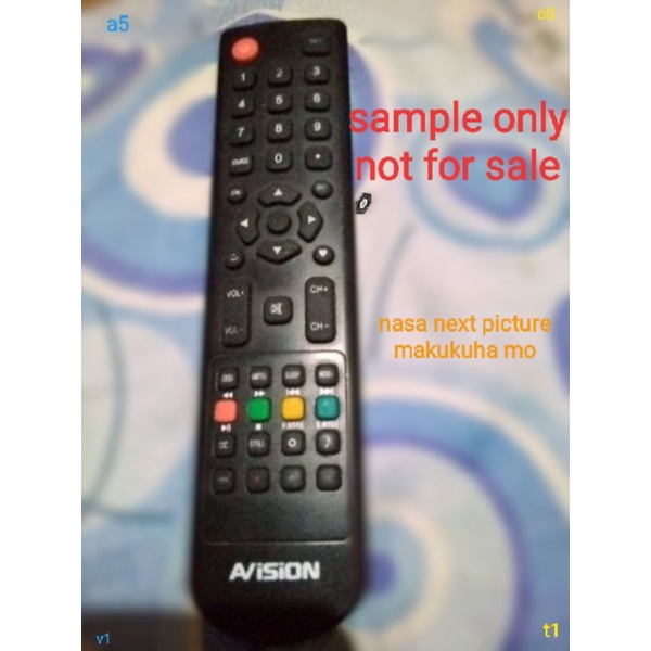 avision led tv remote(universal)100% na gagana sa tv mo | Shopee ...