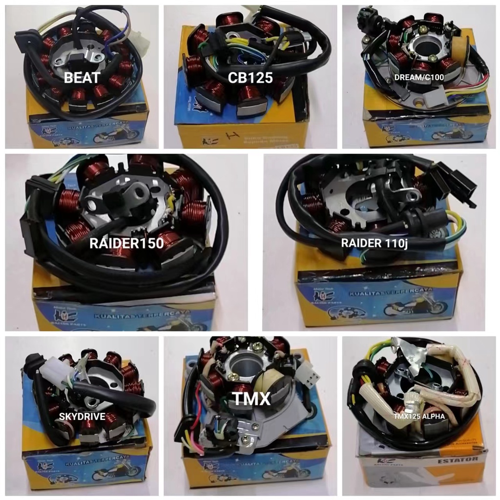 [JMC] STATOR COIL BEAT/TMX125 ALPHA/SKYDRIVE/TMX/CB125/RAIDER150/RAIDER ...
