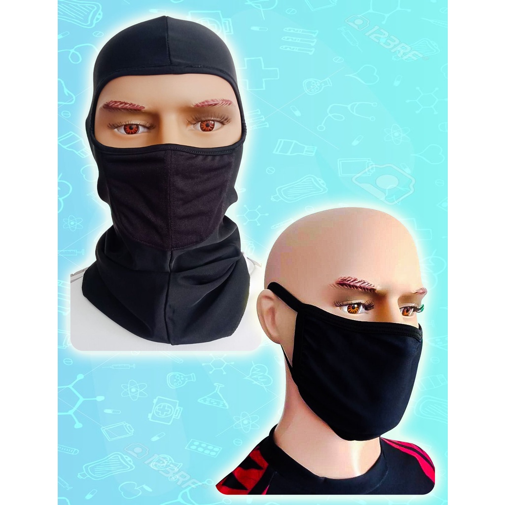 Motorcycle Nylon Mask High Quality Fabric By:JIFSwimwear | Shopee ...