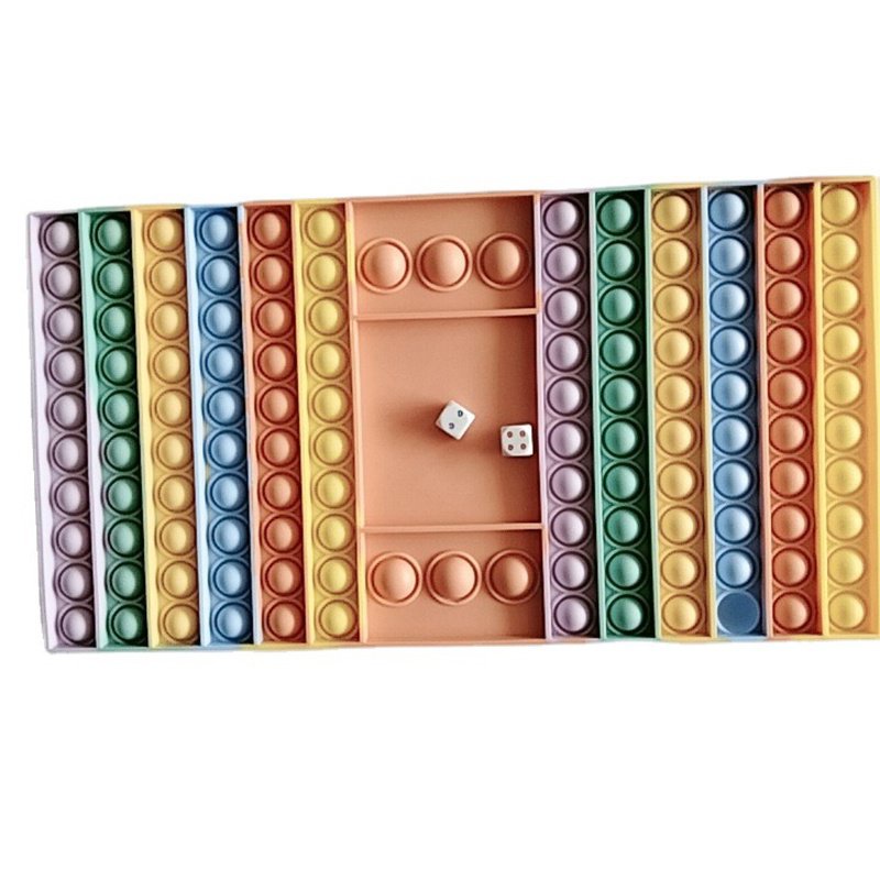 Cf5I (Spot) Pop It Fidget Toy Jumbo Bubble Sensory Toy Large Rainbow ...