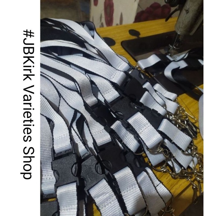 ID Lace Plain 3/4" ( Nakatahi, Makapal) Sublimation Printable Lanyard ...