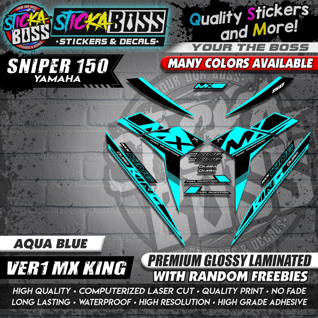 SNIPER 150 DECALS ( VER1 MX KING )【WITH FREEBIES】MALAYSIAN CONCEPT ...