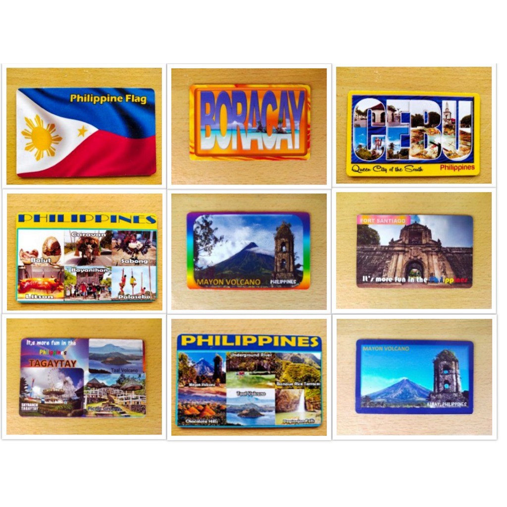 Philippine Rubber Magnets Design Souvenirs Boracay, Philippine Flag ...