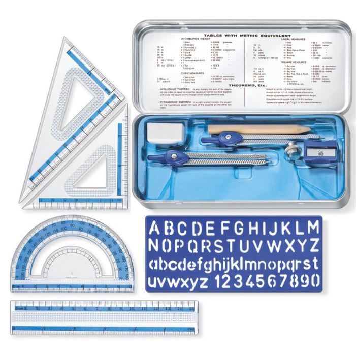 Staedtler Compass Set Geometry 10pcs With Metal Box Shopee Philippines