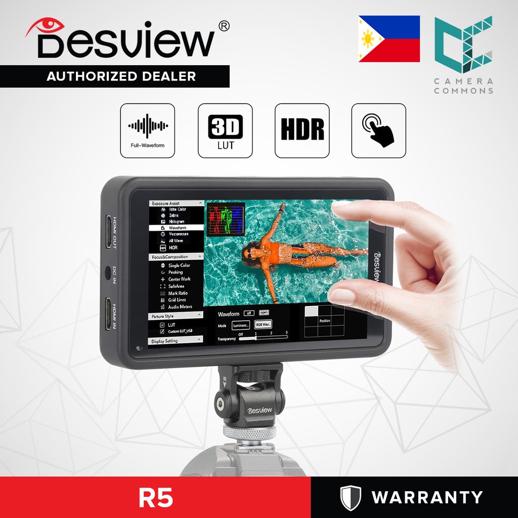 Desview R5 5.5 inch Touchscreen On-Camera Field Monitor 1920x1080 IPS ...