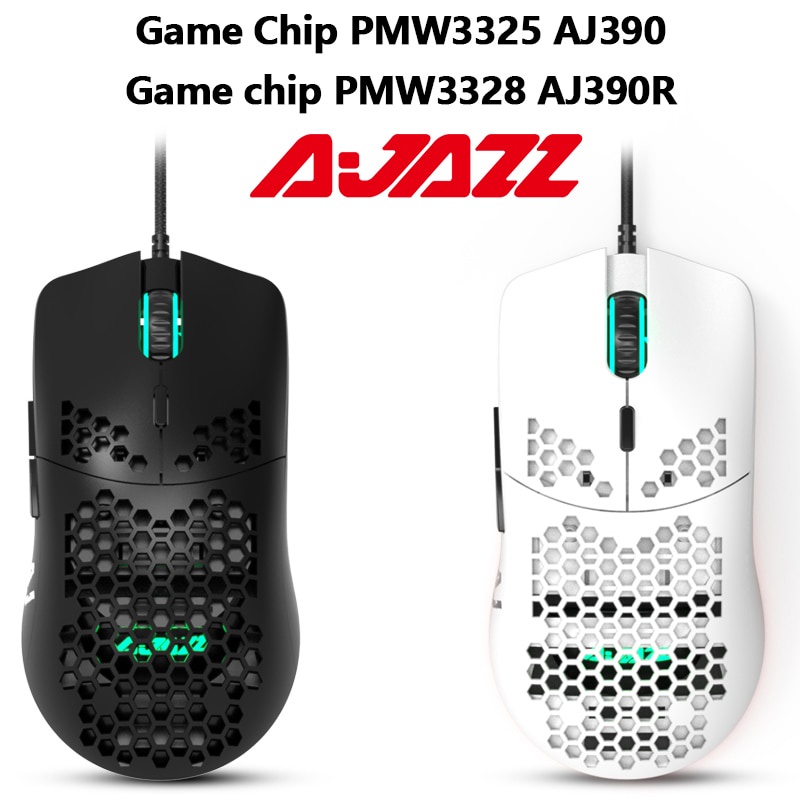 Ajazz AJ390/AJ390R USB Wired Gaming Mouse 6 Buttons Lightweight Mice ...