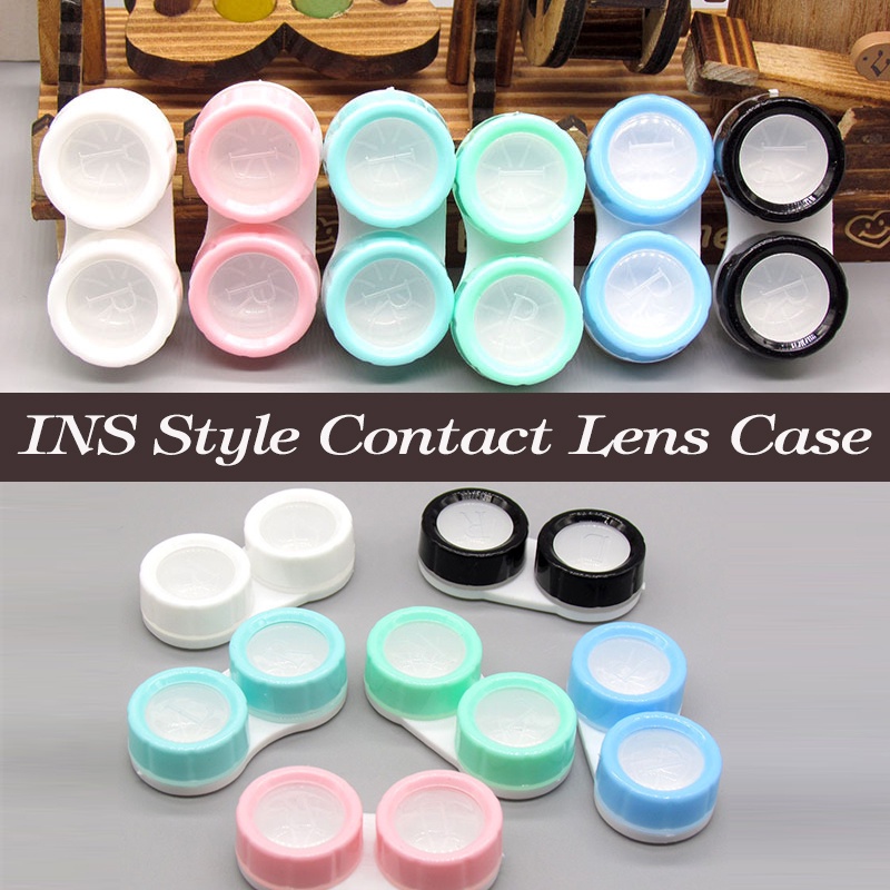 Contact Lens Case with Double Box Eye Care Case for Contact Lens ...