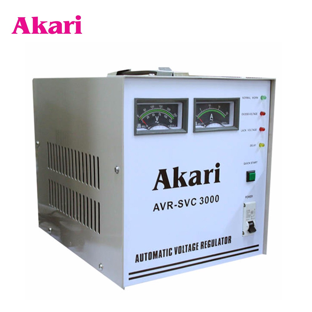 Akari AVR 3000W Servo Motor 75% Copper Wire (AVR-SVC-3000W) | Shopee ...