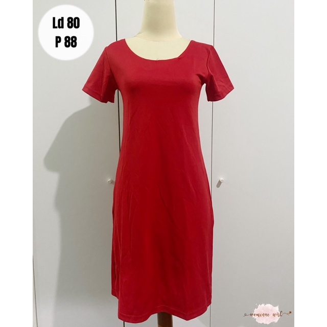 MERAH Red Dress***** | Shopee Philippines