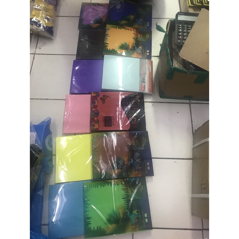 color paper one color 250 sheets | Shopee Philippines